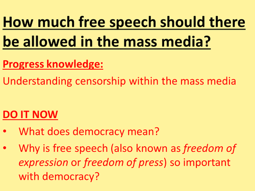 AQA GCSE - Sociology - Mass Media | Teaching Resources