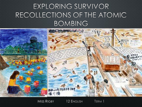 War poetry - Analysing poems about the Atomic bombing of Hiroshima ...