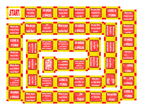 Like vs Would Like Board Game | Teaching Resources