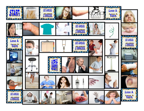 Doctors, Illness and Injury Board Game | Teaching Resources
