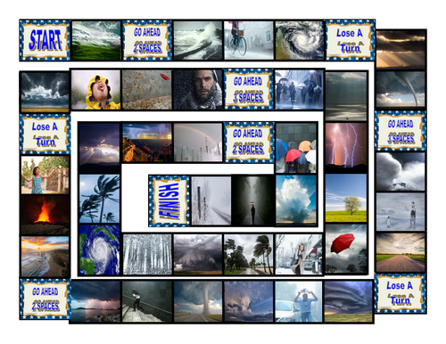 Seasons and Weather Board Game | Teaching Resources