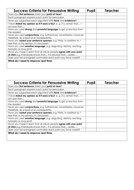 Success Criteria | Teaching Resources