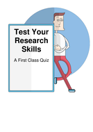 Test Your Research Skills A First Class Quiz | Teaching Resources