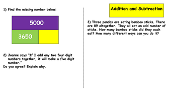 Year 6 Maths Problems | Teaching Resources