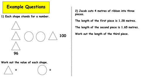Year 6 Maths Problems | Teaching Resources