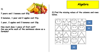 Year 6 Maths Problems | Teaching Resources