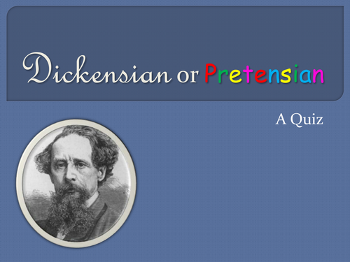 Charles Dickens writing style quiz - Dickensian or Pretensian ...