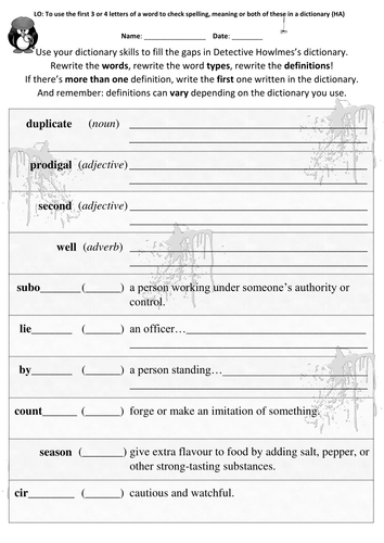 KS2: Dictionary and Thesaurus Detectives (Day 2) | Teaching Resources