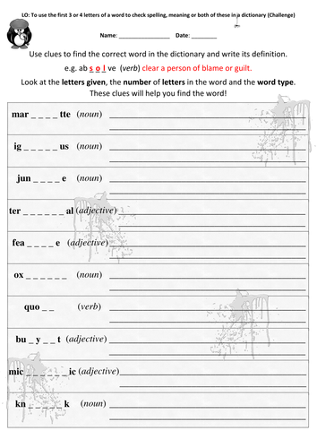 KS2: Dictionary and Thesaurus Detectives (Day 2) | Teaching Resources