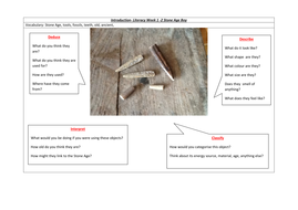 Stone Age Boy week of literacy planning | Teaching Resources