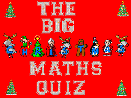 Maths Christmas Quiz | Teaching Resources