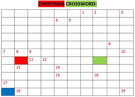 CHRISTMAS CROSSWORD: AMAZING AND SIGNIFICANT FACTS | Teaching Resources
