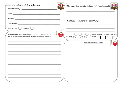LA Book Review KS2 | Teaching Resources