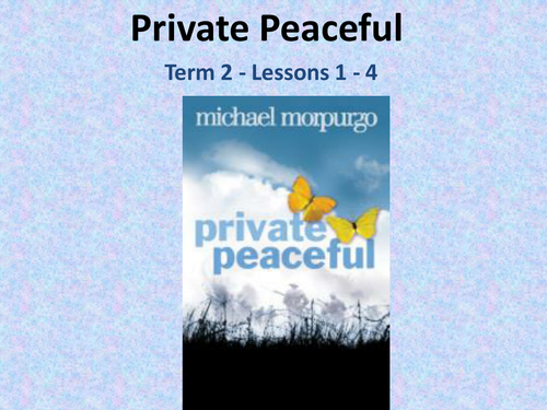 Private Peaceful 12 lesson bundle KS3 | Teaching Resources