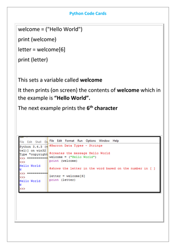Programming Pack | Teaching Resources