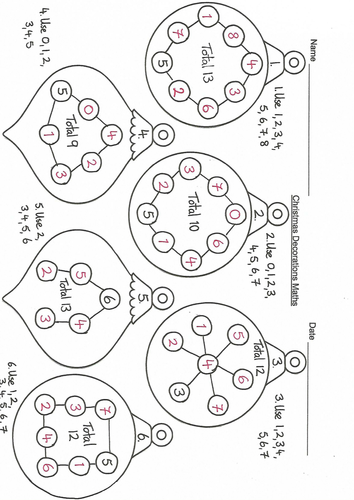 Christmas Decoration maths | Teaching Resources