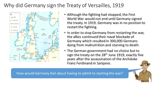Card Sort: Impact of the Treaty of Versailles on Germany | Teaching ...