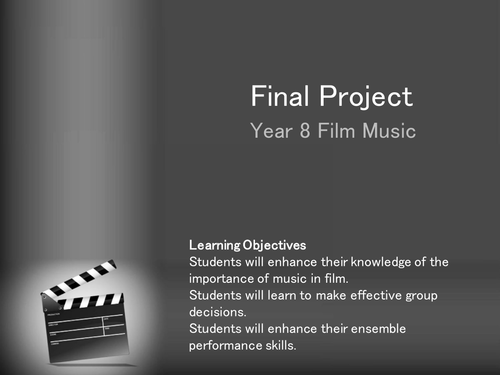 Film Music (Lesson Seven) | Teaching Resources