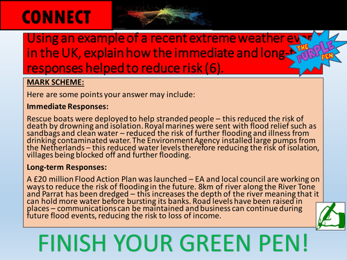 GCSE GEOGRAPHY AQA 9-1 Extreme Weather in the UK SoW | Teaching Resources