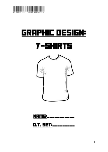 Logos, Branding and T Shirt Design - Unit of Work Booklet. 15 pages ...
