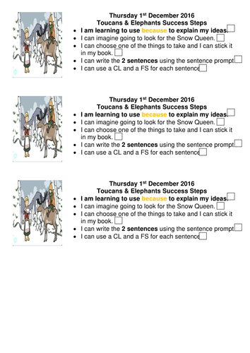 1 week English planning on the Snow Queen for year 2 or 3 | Teaching ...