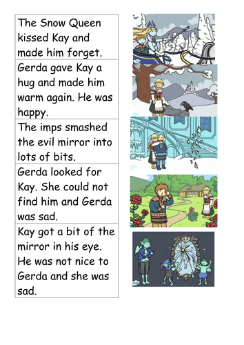 1 week English planning on the Snow Queen for year 2 or 3 | Teaching ...