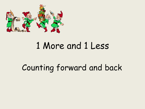 Christmas Counting Numbers 1 More1 Less Presentation Lesson Plan ...