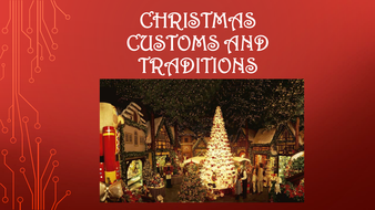 Christmas customs and traditions PPT with study questions | Teaching ...