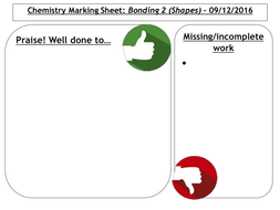 Homework Feedback Crib Sheet Template and Powerpoint | Teaching Resources