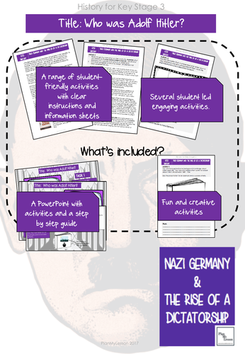 Nazi Germany and the Rise of a Dictatorship: Lesson 4 Who was Adolf ...