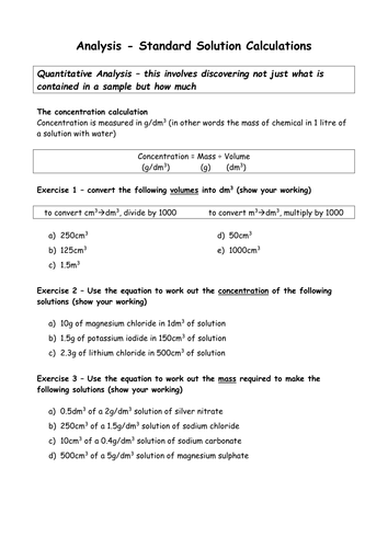 Introduction to Concentration. | Teaching Resources
