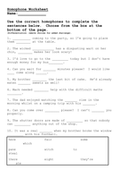 Homophones and Homonyms: Lesson and follow up worksheets | Teaching ...