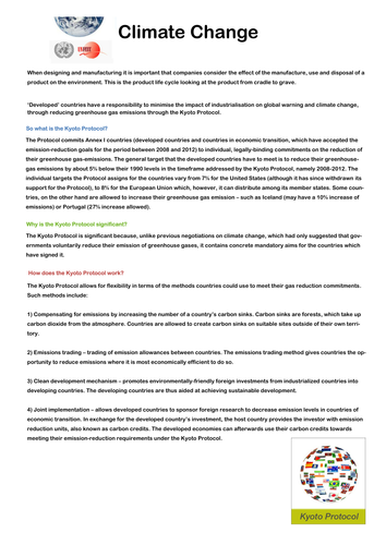 Sustainability and Ethics Fact Sheet/Posters/Revision Information ...