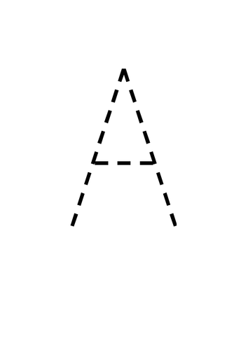 Dotted Alphabet | Teaching Resources