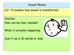 New AQA GCSE Sound waves | Teaching Resources