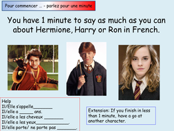 Introduction to physical descriptions in French | Teaching Resources