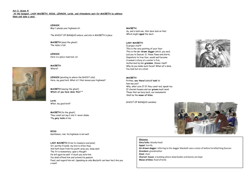 Low Ability Macbeth Resources- AQA English GCSE | Teaching Resources