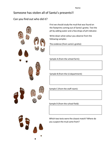 Christmas Crime Solving | Teaching Resources