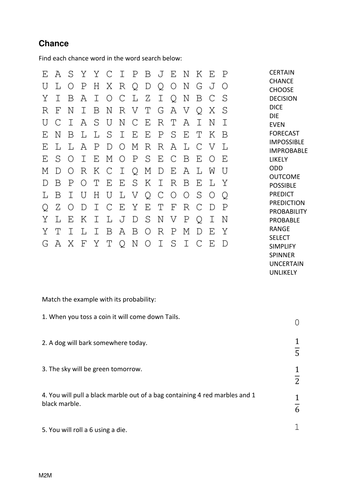 Chance | Teaching Resources