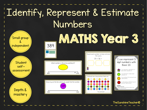 Identify, Represent & Estimate Numbers - Year 3&4 - Math - Place Value ...