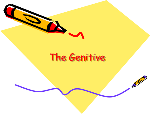 The Genitive | Teaching Resources