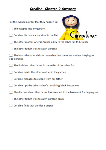 Coraline SEN Unit (Years 6, 7, 8) PART 2 | Teaching Resources