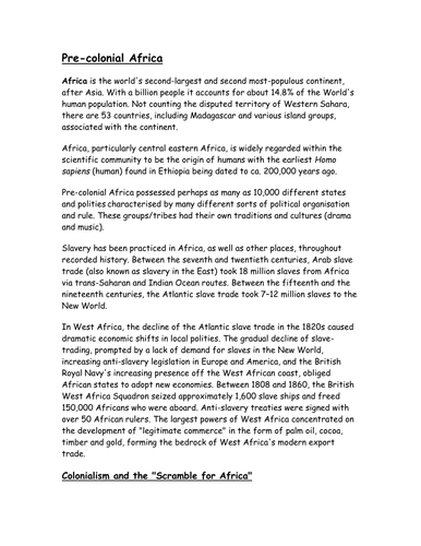 Key Stage 3 Drama: African Drama | Teaching Resources