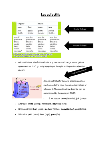 New French GCSE (AQA), 1:Identity and Culture-Relationships-LESSON F ...