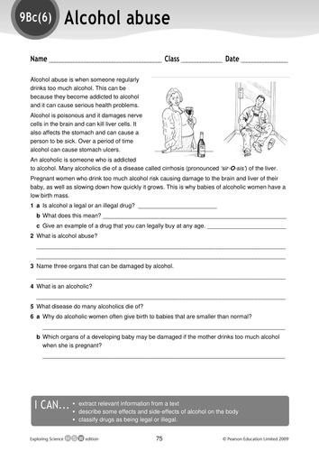 B2.1 Health and Lifestyle - Lesson 7 - Alcohol | Teaching Resources