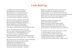 Little Red Cap | Teaching Resources