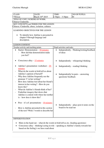 Chinese Cinderella SOW | Teaching Resources