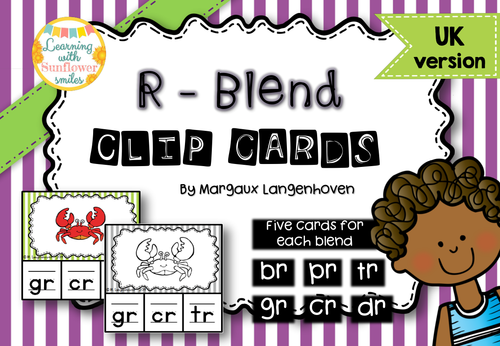R-Blends Clip Cards | Teaching Resources