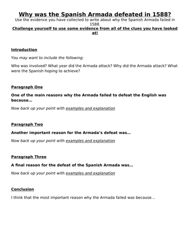 The Spanish Armada, 1588 | Teaching Resources