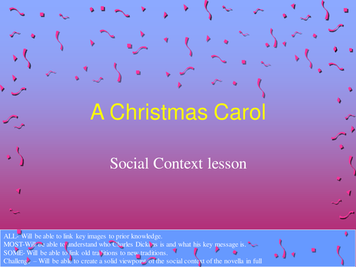 A Christmas Carol Social Context Fact Finding lesson | Teaching Resources